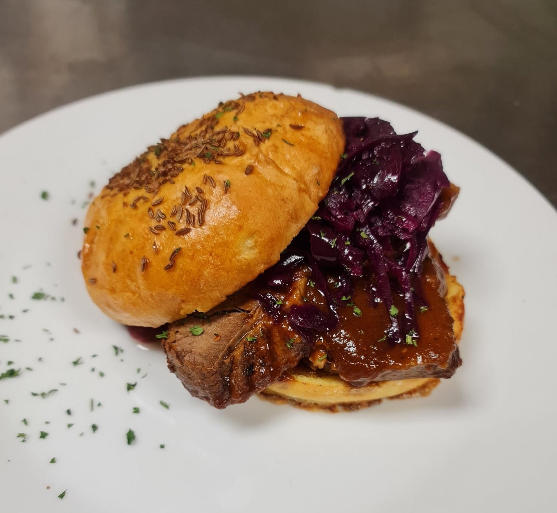 Austrian Short Rib Sandwich | Brew Bakers